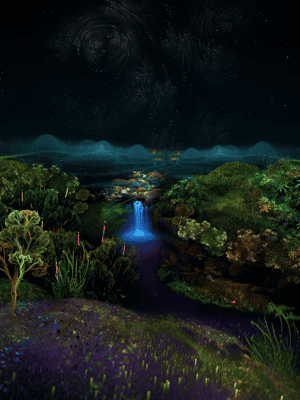 fractal waterfall | Terrain.Art
