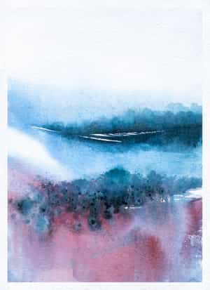 Looming over the crimson gorges | Terrain.Art